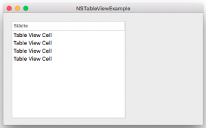 Einstieg in NSTableView – Bodos Blog