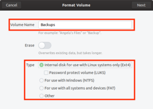 Ubuntu - Externes USB-Medium formatieren – Bodos Blog