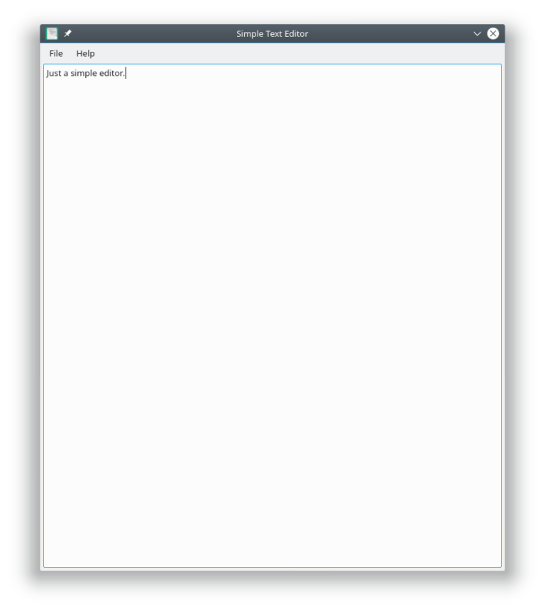 Einen Einfachen Texteditor Mit Pyqt5 Erstellen Bodos Blog