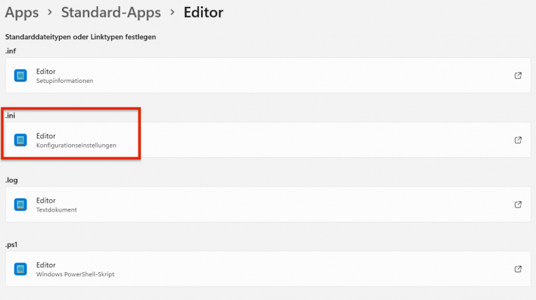 Windows 11 - Standard-Apps festlegen – Bodos Blog