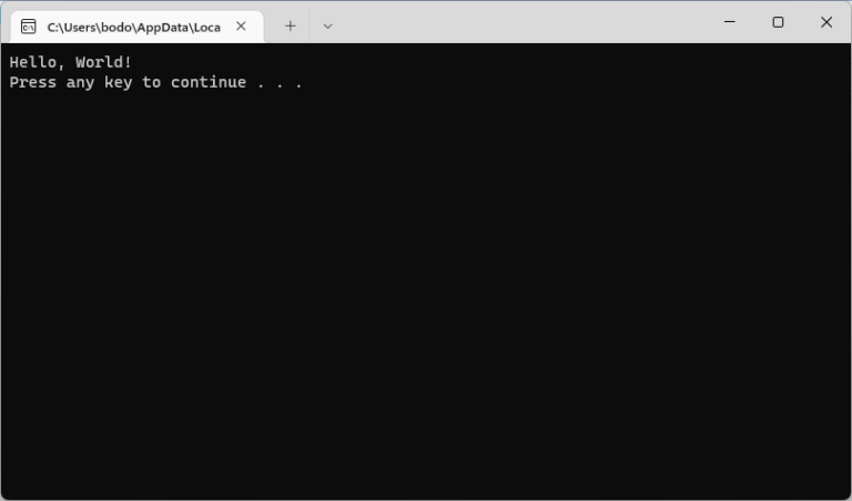 Installation von Python in Visual Studio 2022 – Bodos Blog